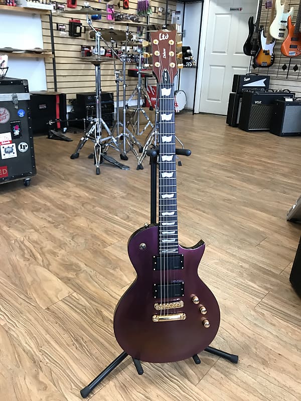 ESP LTD EC-1000 Deluxe - Gold Andromeda | Reverb