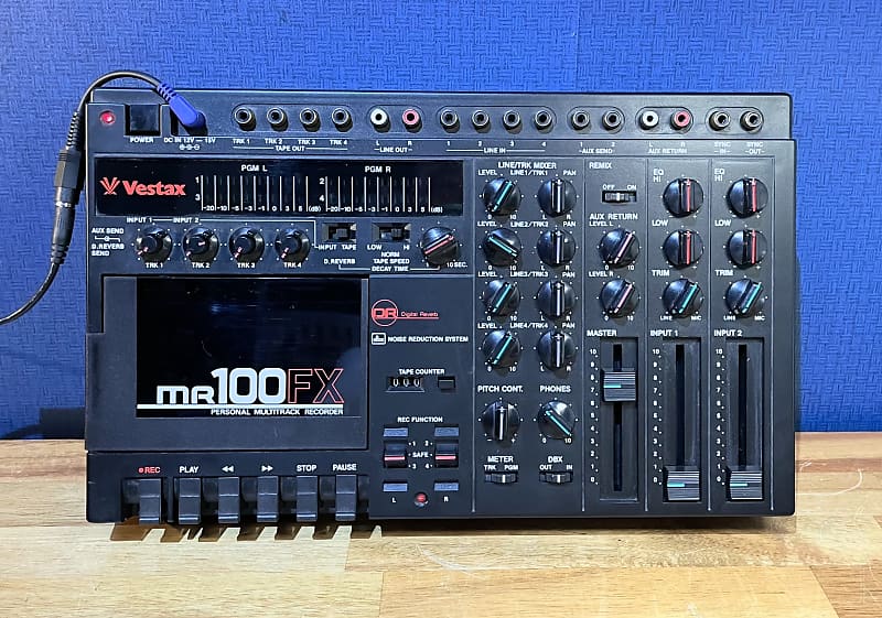 [Mint] Vestax MR100FX 4 track Cassette Recorder w/ Great | Reverb