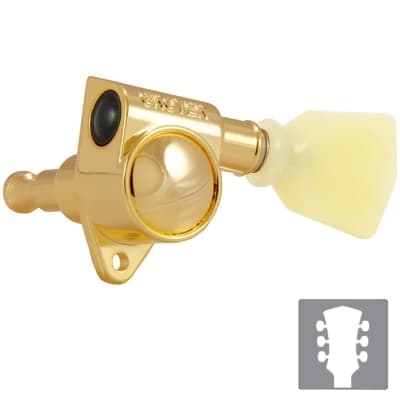 NEW Grover 102 Rotomatic Tuners Plastic Keystone Buttons Fits | Reverb