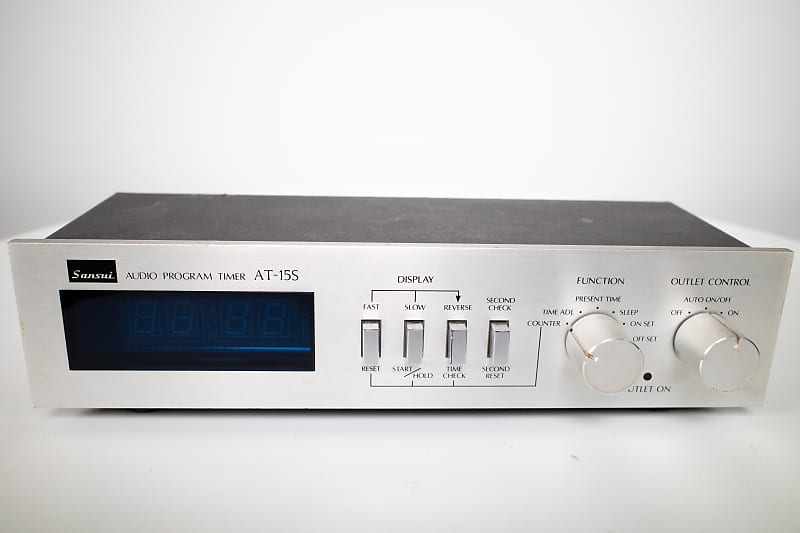 Sansui AT-15s 1980 - Silver Face Audio Program Timer | Reverb