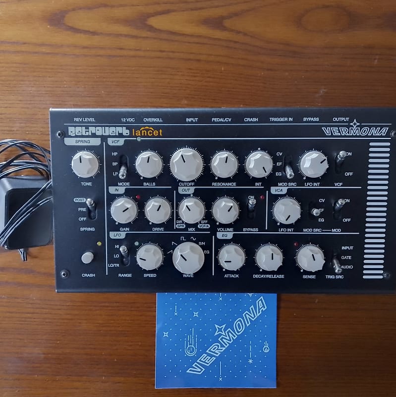 Vermona Retroverb Lancet 2011- 2022 Black | Reverb Australia