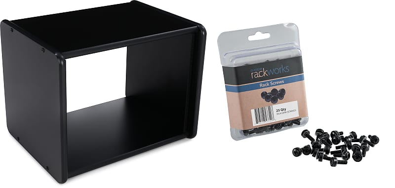 RAB Audio ProRak 8U Rack - Black Bundle with Gator | Reverb