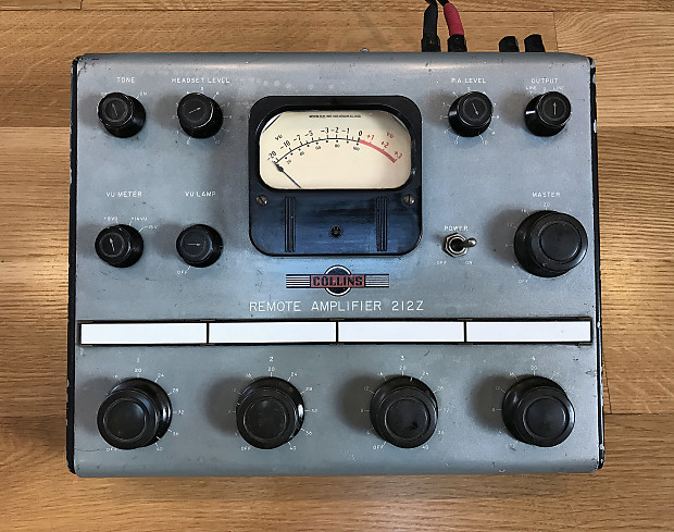 Collins 212Z vintage 4 channel mono mic mixer w/ custom | Reverb