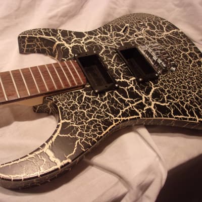 Crackle finish project guitar | Reverb
