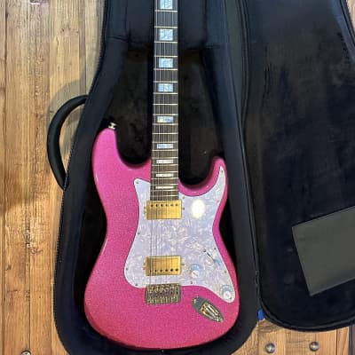 Kiesel Delos Custom - Pink Sparkle Metal Flake | Reverb