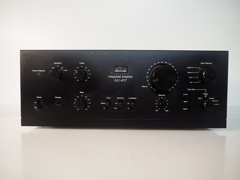 Vintage Sansui AU-417 Stereo Integrated Amplifier Receiver | Reverb