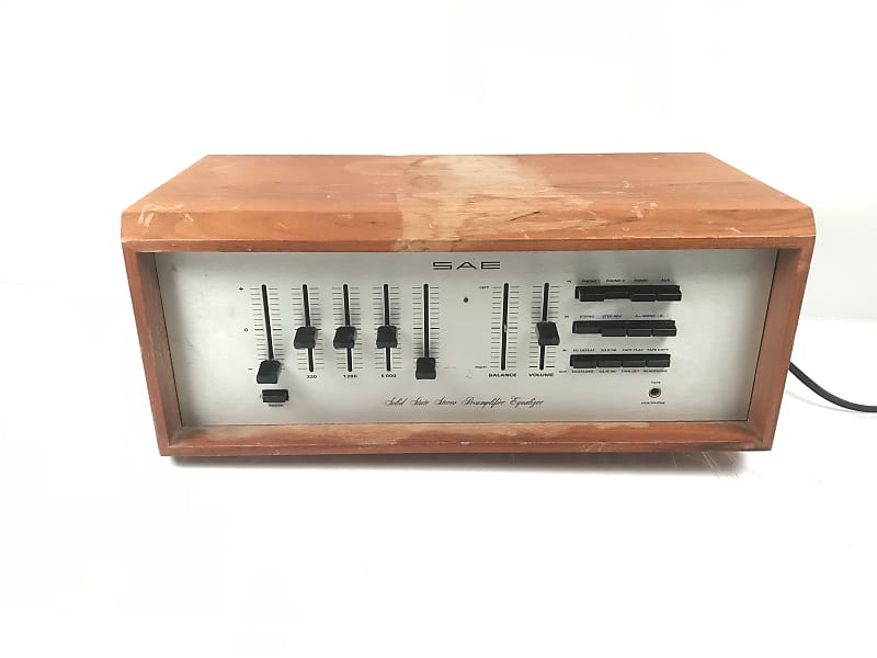 Vintage SAE Mark 9 IX Stereo Solid State Preamp | Reverb UK