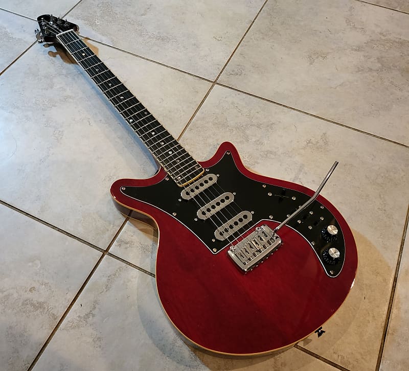 2020 Harley Benton BM-75 DLX 2020 - Trans red | Reverb