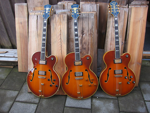 Epiphone Emperor thinline s. 1974 Sunburst | Reverb UK