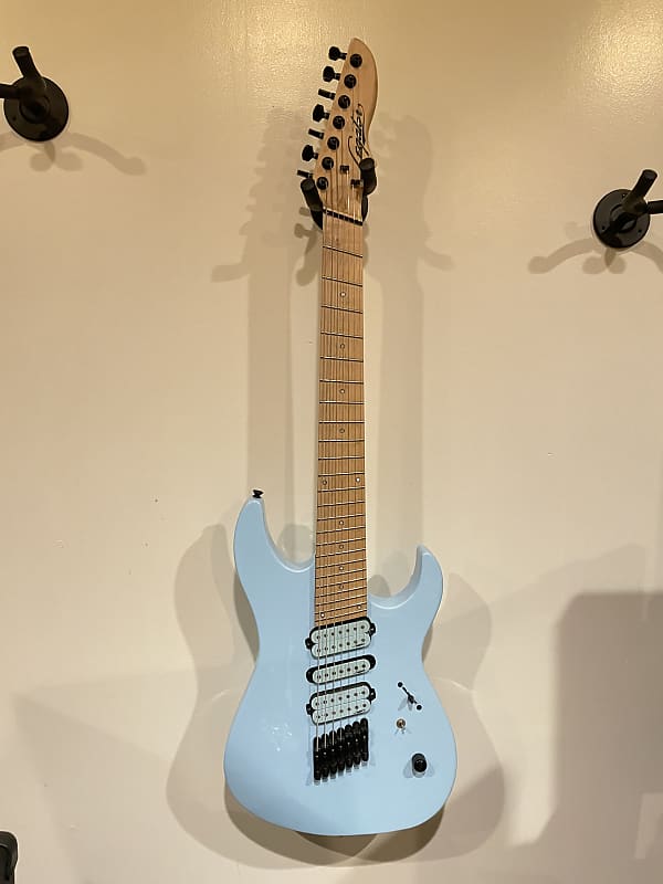 Legator Opus S Multi Scale 7-String 2018 - Baby Blue | Reverb