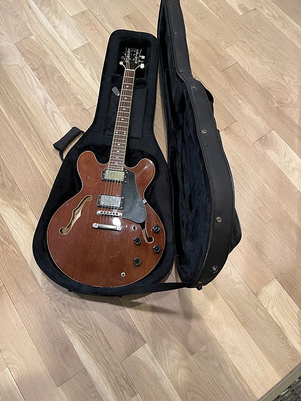 1990s Samick SARC-902 ES-335-Style Semi-Hollow w/Case 8 LBS | Reverb