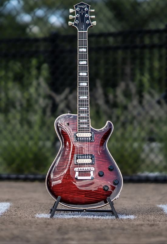Knaggs Kenai/Indian Red Burst/Tier 1/Fully Bound | Reverb UK