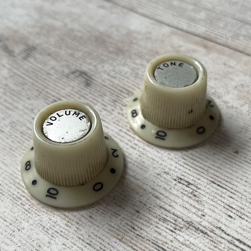 Late 1960’s Vintage Japanese Kawai/Teisco/Audition Knobs | Reverb UK