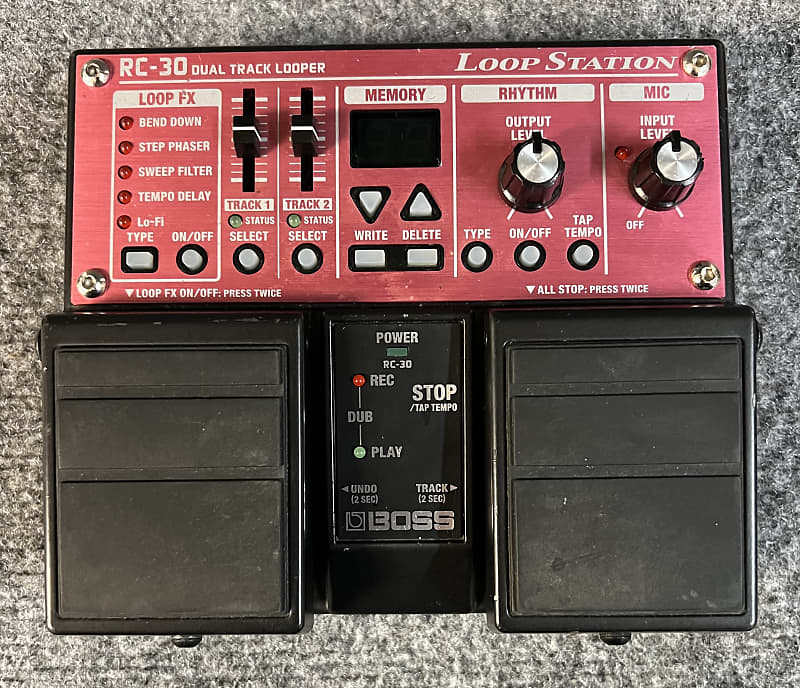 Boss RC30 Loop Station Dual Track Looper - Pre Owned | Reverb