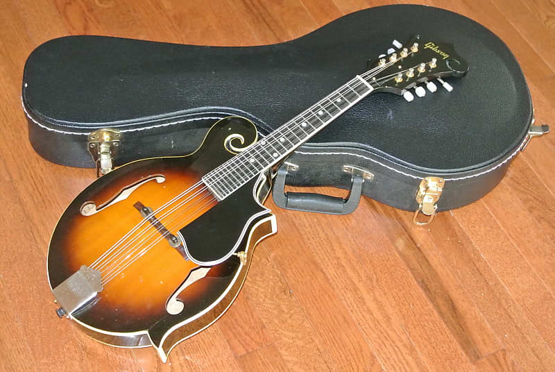 1951 Gibson F-12 Mandolin With Case- Clean, Birdseye Back, | Reverb