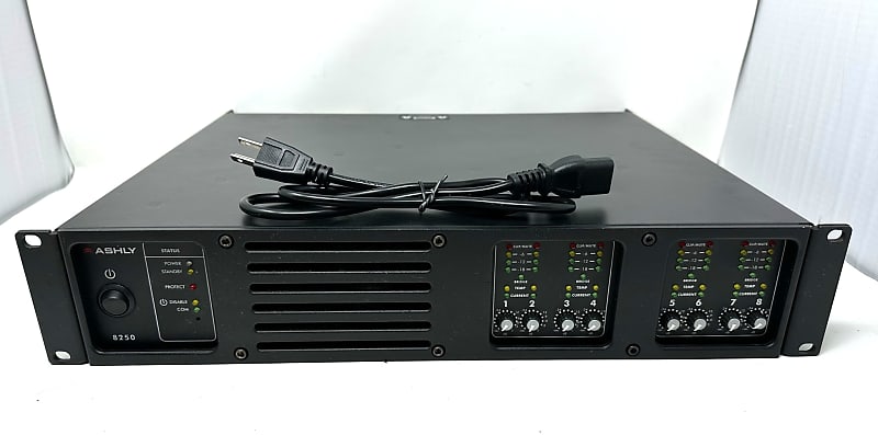 ASHLEY NE8250 & NE8250.70 8 CHANNEL 70V NETWORK AMP | Reverb