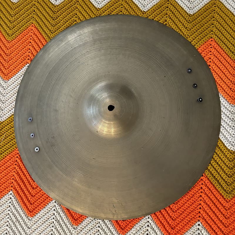 Zildjian A 1950’s - 18” Crash/Ride with Rivets! - Beautiful | Reverb