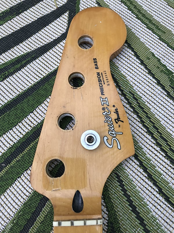 Squier II Precision bass neck 1989 - Maple | Reverb