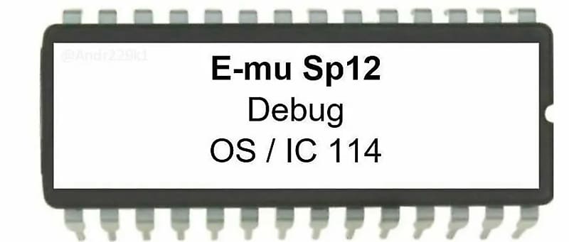 EMU sp12 v1.8 debug Diagnostic Test firmware Sampler EPROM | Reverb UK