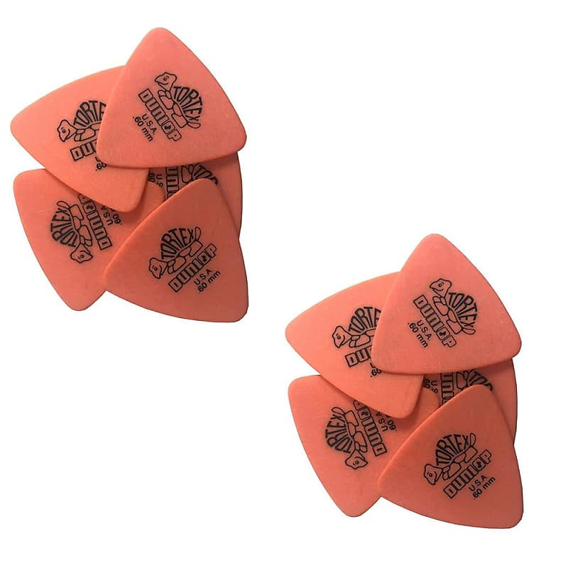 Dunlop Guitar Picks 12 Pack Tortex Tri .60 guitar picks | Reverb