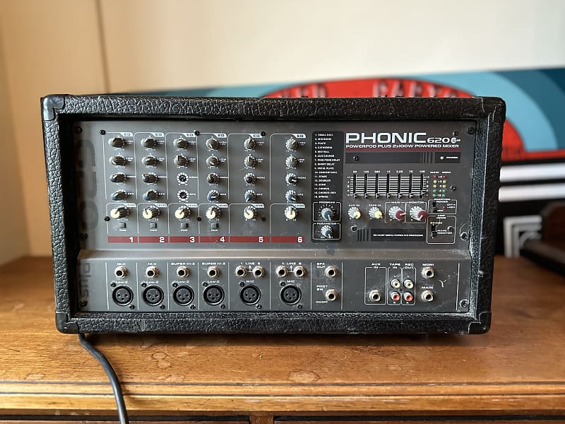 Phonic Powerpod 620 Pro - 2x100watt Powered Mixer | Reverb UK