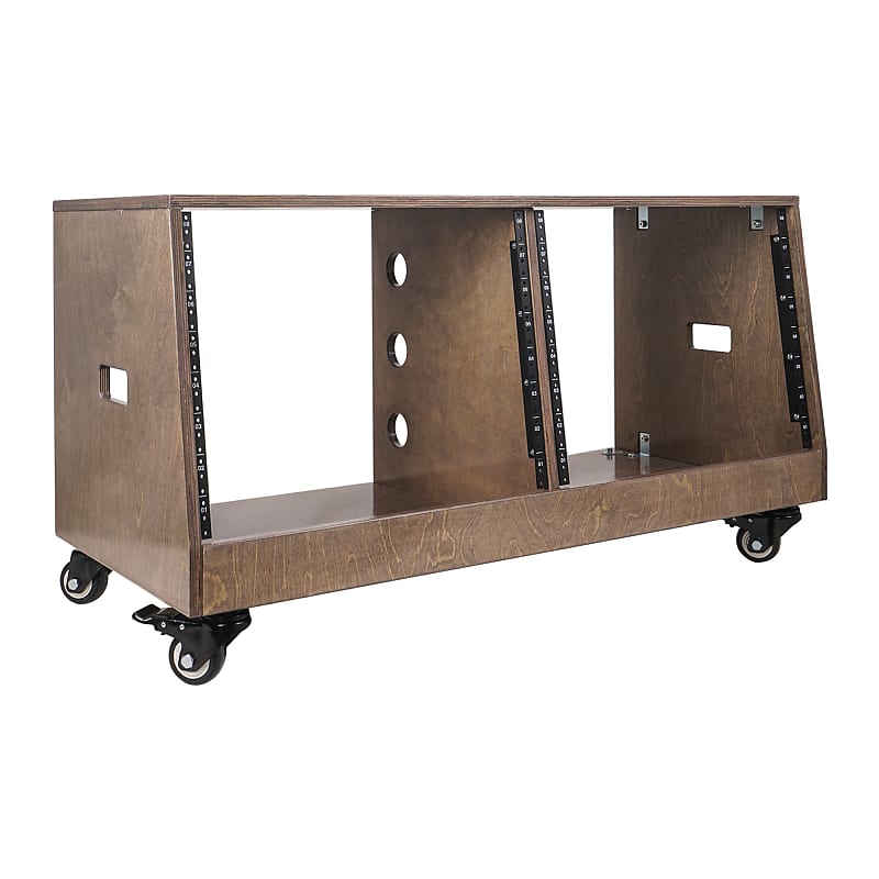 SDRK-D8TB | DIY 2 x 8U Slanted Studio Rack with Baltic Birch | Reverb