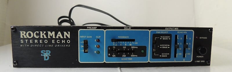 Vintage Rockman Stereo Echo Effects Processor Delay Tom | Reverb