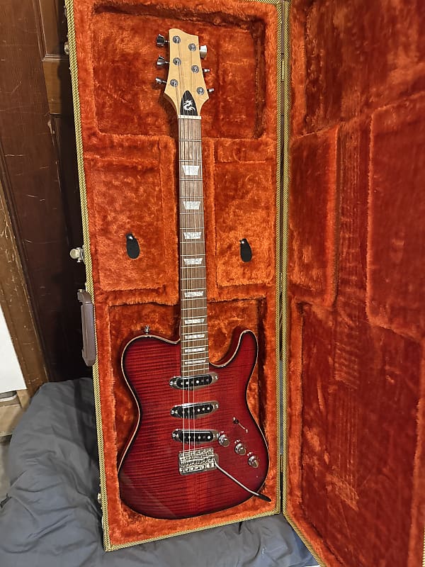 Warmoth Hybrid Telecaster Recent - Burnt Amber Red | Reverb