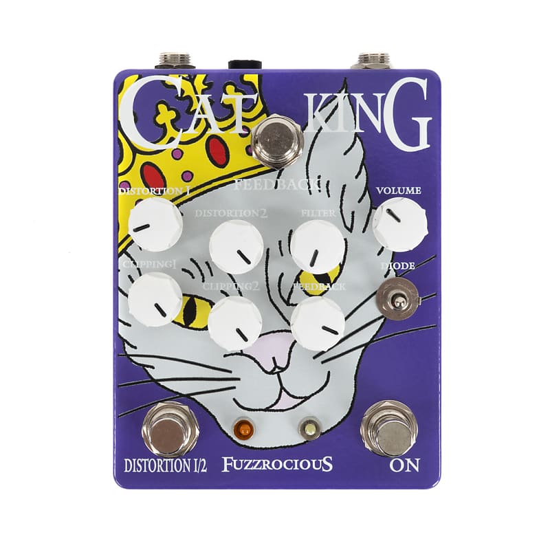 Fuzzrocious Cat King V2 Distortion Pedal | Reverb