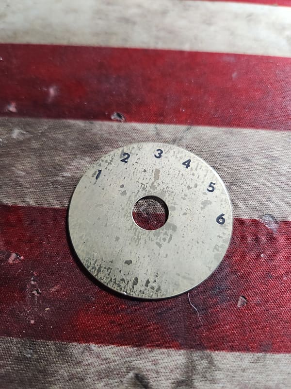 Gibson Varitone Switch Plate NOS 1960s - Gold | Reverb