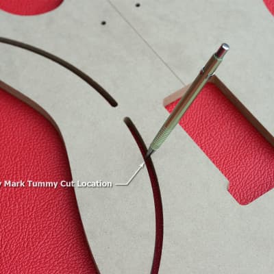 Stratocaster 1958 - 1965 Vintage Body Guitar Router Templates | Reverb