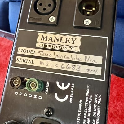 REV 4 Manley Labs VARI-Mu Compressor original vintage stereo | Reverb