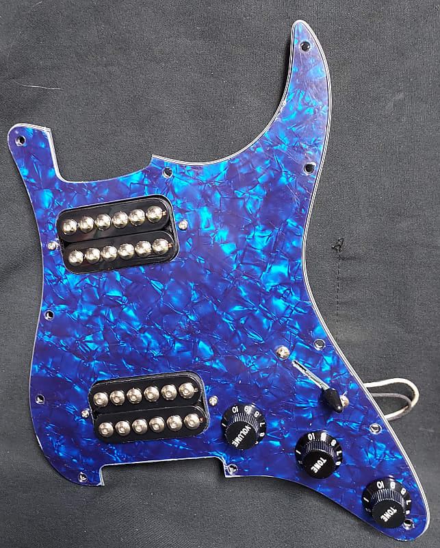 Rock'n R Guitars Loaded HH for Strat Pickguard W/GM "Invader | Reverb