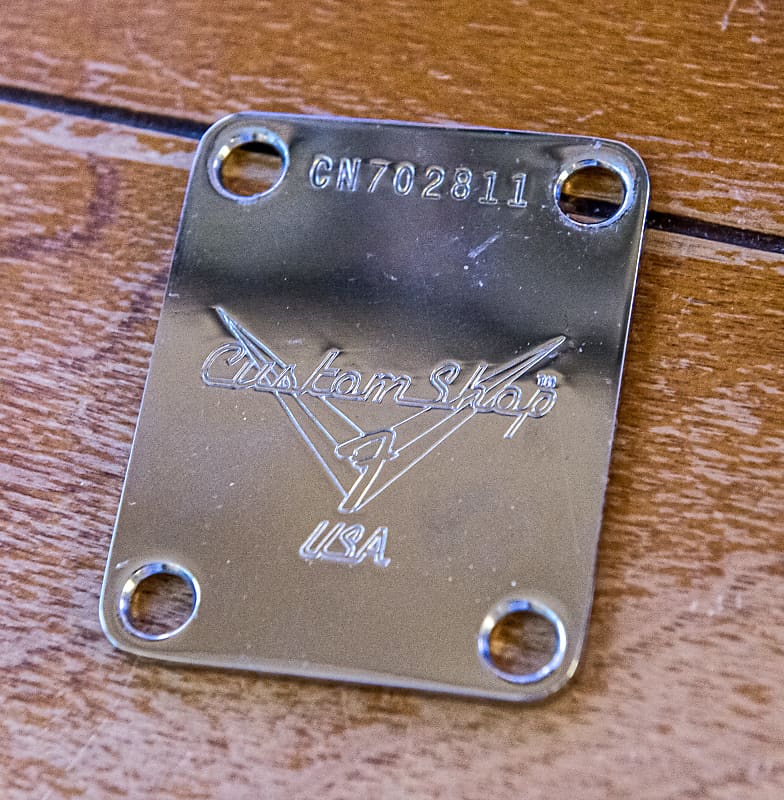 Fender Stratocaster Custom Shop Neck Plate | Reverb