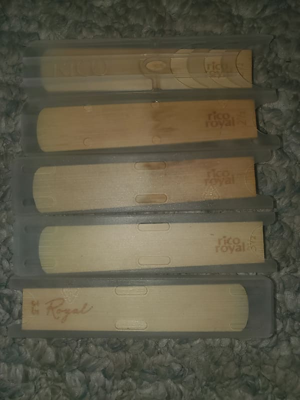 Rico Royal Tenor Sax Reeds X 5 Count | Reverb