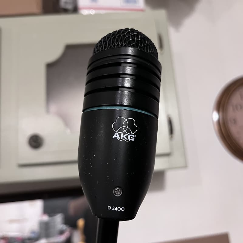 Vintage AKG D-3400 cardioid dynamic microphone | Reverb