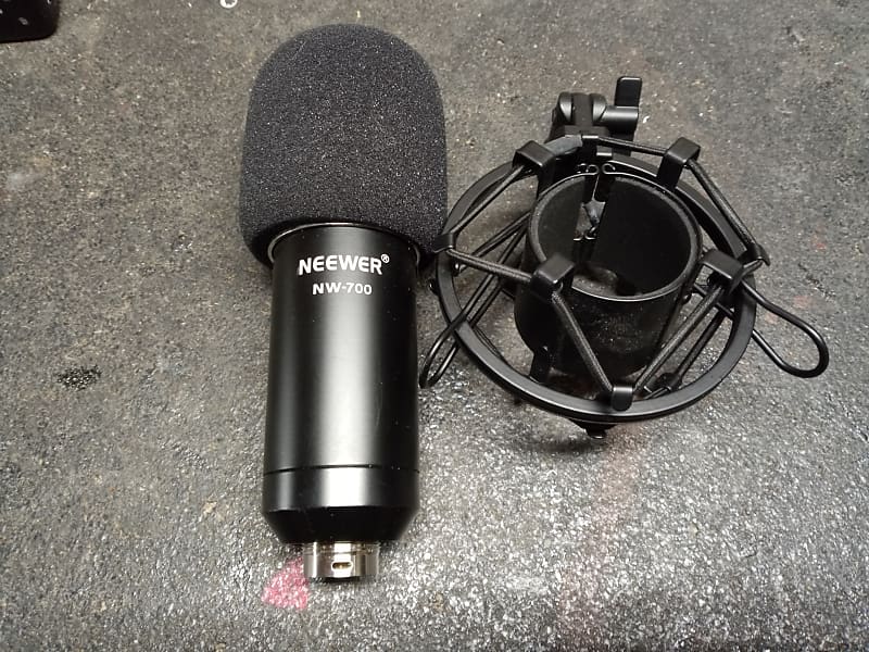 Neewer NW-700 Condenser Microphone with Shock Mount and foam | Reverb