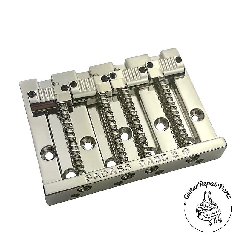 Leo Quan Badass II Hi-Mass 4 String Bass Bridge, 5-Screw | Reverb