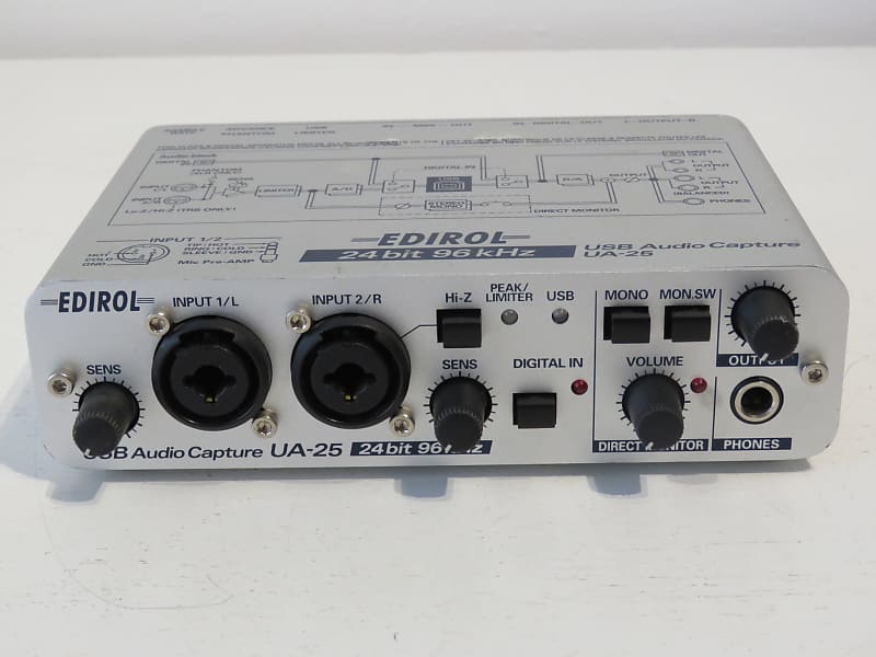 Edirol UA-25 USB Audio Interface with USB Cable | Reverb