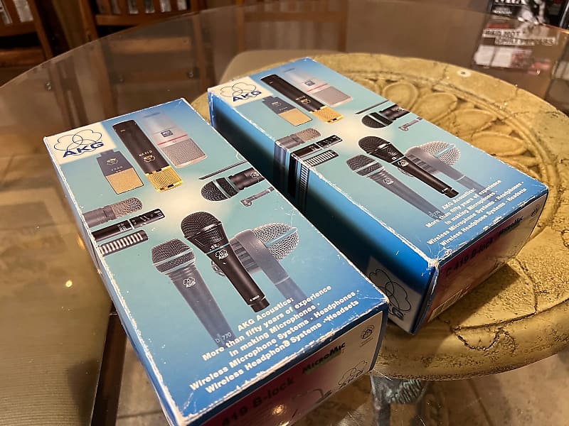 AKG C419 MicroMic B-Lok Instrument Mics PAIR with XLR | Reverb