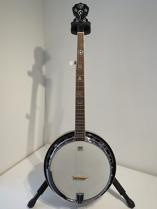Vega 5 String Resonator Banjo with Wreath Inlays - Superb | Reverb