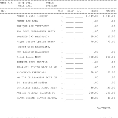 Kiesel Aries Titanium 6 2022 - Raw Ash Blood Wood | Reverb