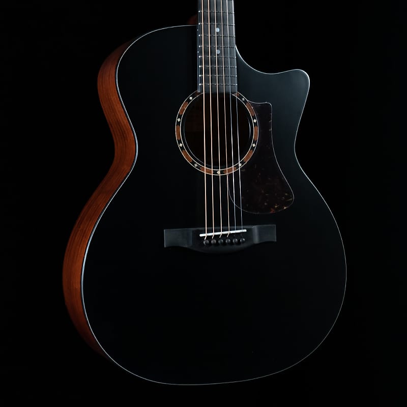 Eastman AC122-2CE-BK, Grand Auditorium, Cedar Top, Sapele | Reverb