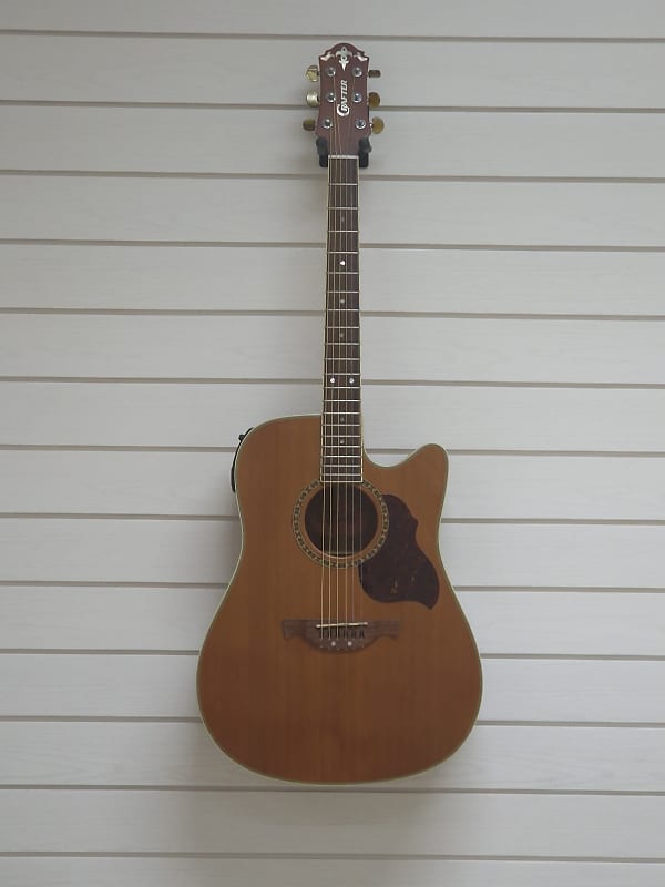 Electro-acoustic Crafter DE-7 - Natural Satin | Reverb