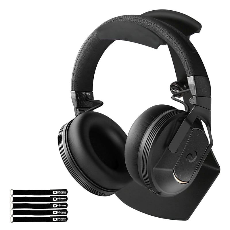 AlphaTheta HDJ-F10 Wireless Monitor DJ Headphones with Holder | Reverb