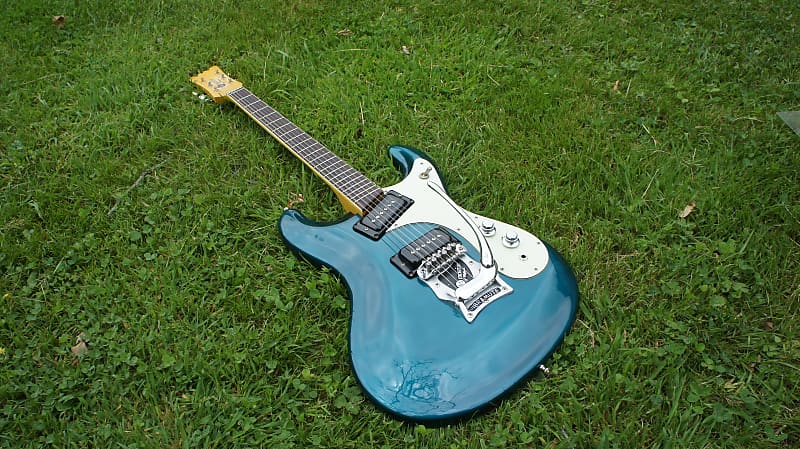 Mosrite V65 Mark I 2005 - blue ink- very rare | Reverb