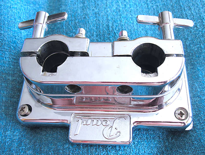 Pearl Bass Drum Double Tom Mount Bracket - Vintage | Reverb