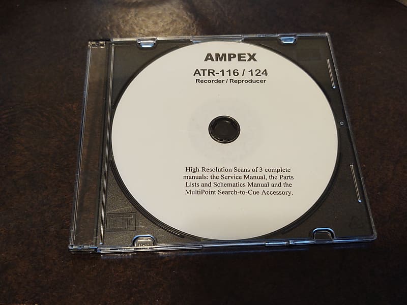 AMPEX ATR 116 / 124 Complete Set of 3 Manuals | Reverb