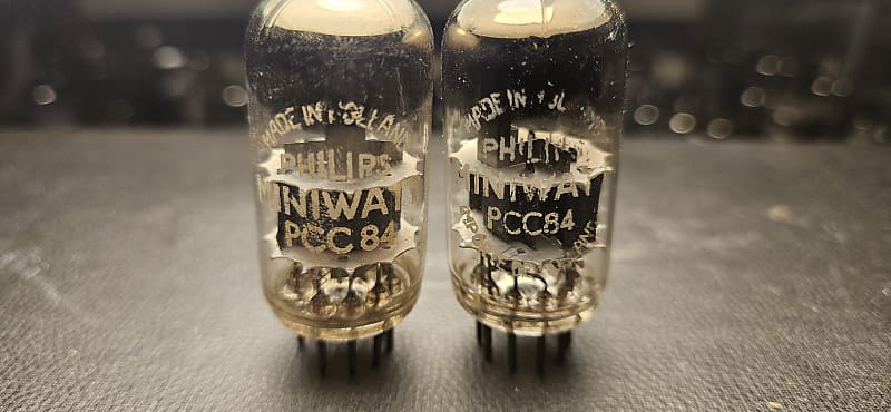 Philips PCC84 - Extremely Early production - Pair | Reverb