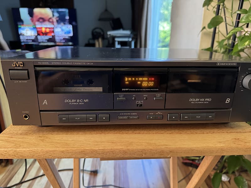 JVC TD-W205 Double Cassette Deck | Reverb